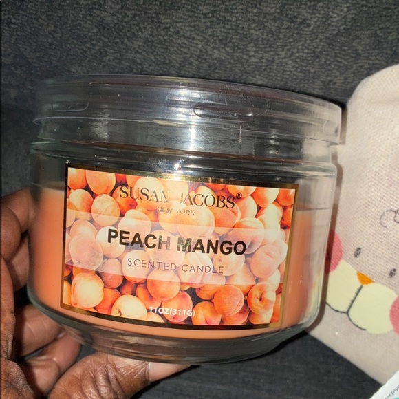 susan jacobs | Accents | Susan Jacobs Peach Mango Scented Candle | Poshmark